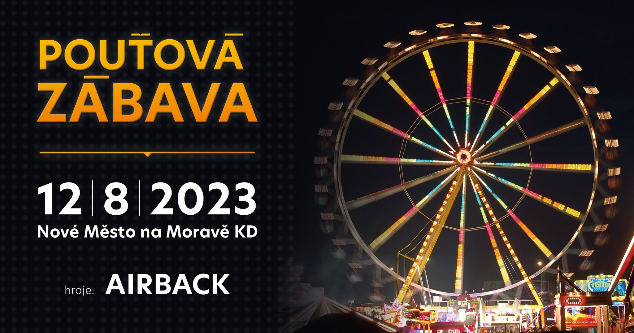 Pouťová zábava s kapelou AIRBACK - Kalendář akcí